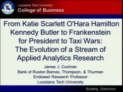 James J. Cochran, Bank of Ruston, Barnes, Thompson, & Thurman Endowed ...