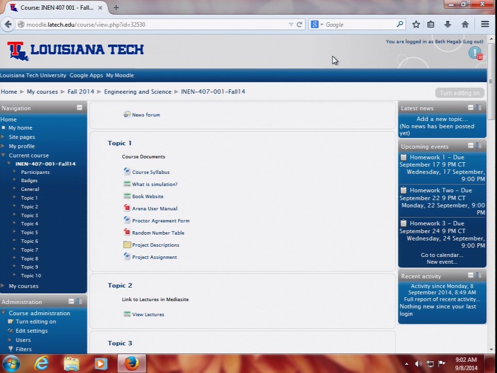 INEN 504 407 Lecture 1